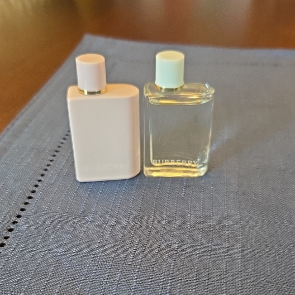 Burberry | Other | Burberry Cream And Clear Fragrance Set | Poshmark